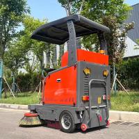 China Compact Floor Sweeper Cordless / Electric For Office Warehouse Property Sanitation for sale