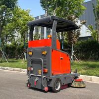 China Compact Floor Sweeper Cordless / Electric For Office Warehouse Property Sanitation for sale
