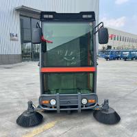 China Cordless Electric Sweeper Lightweight Floor Cleaning Machine For Indoor / Outdoor for sale