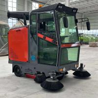 China Cordless Electric Sweeper Lightweight Floor Cleaning Machine For Indoor / Outdoor for sale