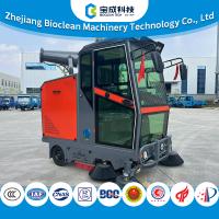 China Cordless Electric Sweeper Lightweight Floor Cleaning Machine For Indoor / Outdoor for sale