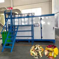 China Food Waste To Fertilizer Recycling Drying Digester Compost Dewatering Machine Disposer Shredder for sale