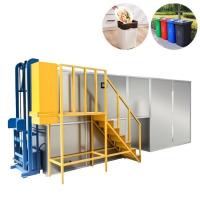 China Food Waste To Fertilizer Recycling Drying Digester Compost Dewatering Machine Disposer Shredder for sale