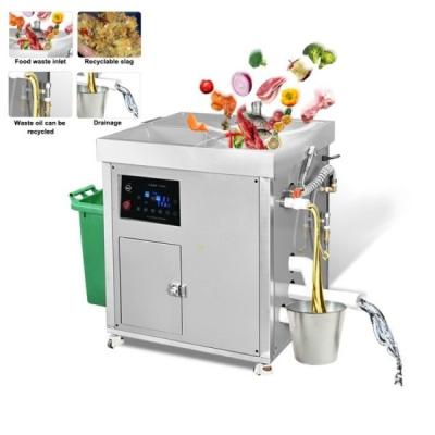 China Food Waste To Fertilizer Recycling Treatment Digester Compost Dewatering Machine Disposer Shredder for sale