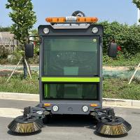 China Commercial Walk Behind Sweeper Efficient Indoor Outdoor Floor Cleaner for sale