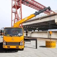 China 5tons Electric Knuckle Boom Xcmg Howo Used Mobile Wrecker Mounted Crane Truck for sale