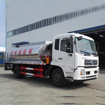 China 10000L truck-mounted tack hot bitumen pressure asphalt emulsion distributor trailer sprayer truck for sale