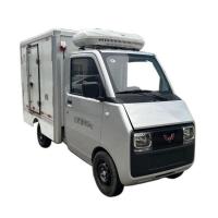 China Jac Faw Small 1 Ton Electric Used Refrigerated  Trailer Van Reefer Truck for sale