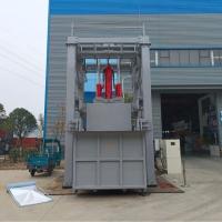 China VerticaL 120-300T Hydraulic  Marine Solid   Refuse Trash Waste Refuse Garbage Compactor Plant for sale