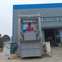 China VerticaL 120-300T Hydraulic  Marine Solid   Refuse Trash Waste Refuse Garbage Compactor Plant for sale