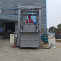 China VerticaL 120-300T Hydraulic  Marine Solid   Refuse Trash Waste Refuse Garbage Compactor Plant for sale
