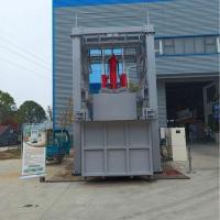 China VerticaL 120-300T Hydraulic  Marine Solid   Refuse Trash Waste Refuse Garbage Compactor Plant for sale