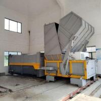 China Horizontal 100-300T  smart bin auger marine solid hydraulic  refuse trash waste garbage compactor for sale