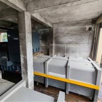China Horizontal 100-300T  smart bin auger marine solid hydraulic  refuse trash waste garbage compactor for sale