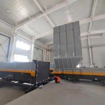 China Horizontal  50-200T Smart Bin Auger Marine Solid Hydraulic  Refuse Trash Waste Garbage Compactor for sale