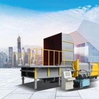 China Horizontal  50-150T Smart Bin Auger Marine Solid Hydraulic  Refuse Trash Waste Garbage Compactor for sale