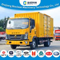 China Sinotruck Howo Used 4x2 Cargo Van - Mini Box Truck for Urban Delivery for sale