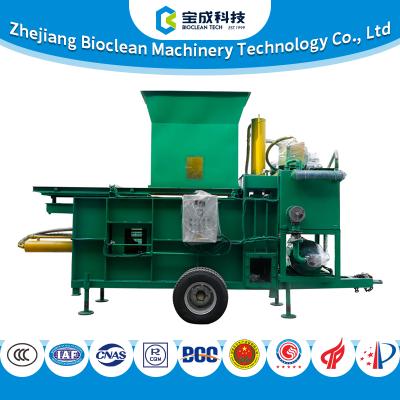 China Large Three-Cylinder Straw Baler Machine Automatic Silage Packing Press for Corn/Wheat/Rice Straw for sale