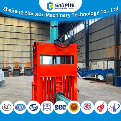 China 80 Tons Full Steel Plate Vertical Baling Press Machine with 15 KW Power for Scrap Metal Processing for sale