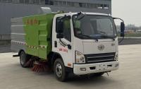 China Economical Truck Mounted Street Sweeper with Powerful Broom and Vacuum System for sale