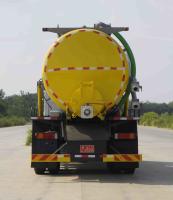 China Heavy Duty Vacuum Sewer Cleaning Truck Sludge Suction And Transport Vehicle For Wastewater And Silt for sale