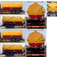 China 25T 16000L High Performance Vacuum Sewage Suction Truck for Municipal Sanitation for sale