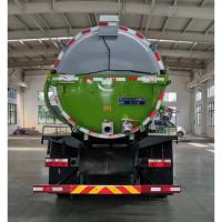 China 25T OEM Euro VI Emission Vacuum Sewage Truck with 10600L Tank Volume for sale