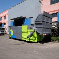 China 3.5T Capacity Electric Powered Mobile Garbage Compactor Truck CE Certified Waste Compaction Vehicle for sale