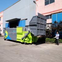 China 6 Ton 15000L Mobile Garbage Compactor with 24Mpa Compression Force for Heavy Duty Solid Waste Collection for sale