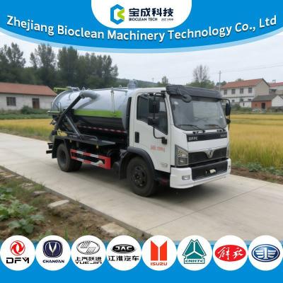 China Heavy-Duty 12-Ton Sewage Suction Truck with Customized Tank Volume and Robust Chassis for Sanitation for sale