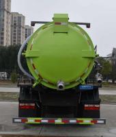China High Capacity 8-9 CBM Sewage Suction Truck With Strong Vacuum Power For Urban Sewer Sludge Cleaning for sale