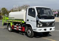 China Specialized Water Bowser Truck with 3308mm Wheelbase Euro 6 Emission Standard and Optional Mist Cannon for sale