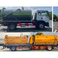 China 11000L Large Capacity Vacuum Sewage Suction Truck with EU-Standard Engine (336 hp) and 6mm Carbon Steel Tank for sale