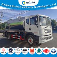 China 11000L Large Capacity Vacuum Sewage Suction Truck with EU-Standard Engine (336 hp) and 6mm Carbon Steel Tank for sale
