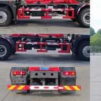 China 18T High-efficiency Hook Lift Garbage Truck with 11000L Tank Capacity and Fully Sealed Bin for Urban Waste Management for sale