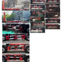 China 18T High-efficiency Hook Lift Garbage Truck with 11000L Tank Capacity and Fully Sealed Bin for Urban Waste Management for sale