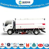 China Stainless Steel Tank Road Sweeper Truck with Automatic Obstacle Avoidance and High Efficiency Fan for Street Cleaning for sale