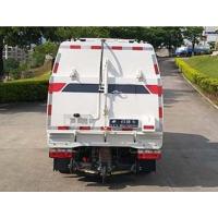 China Stainless Steel Tank Road Sweeper Truck with Automatic Obstacle Avoidance and High Efficiency Fan for Street Cleaning for sale