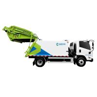 China 3 Ton Electric Kitchen Waste Compactor Truck with Euro 6 Emission Standard and High-Strength Manganese Steel Construction for sale