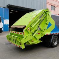 China 3 Ton Electric Kitchen Waste Compactor Truck with Euro 6 Emission Standard and High-Strength Manganese Steel Construction for sale