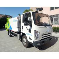 China 3 Ton Electric Kitchen Waste Compactor Truck with Euro 6 Emission Standard and High-Strength Manganese Steel Construction for sale