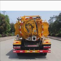 China Compact Euro VI Emission Sewer Cleaning Truck with 3.4m³ Tank Volume and Hydraulically Lifted Tank for sale
