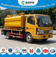 China Compact Euro VI Emission Sewer Cleaning Truck with 3.4m³ Tank Volume and Hydraulically Lifted Tank for sale