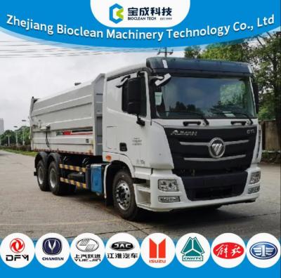 China 19.5CBM Garbage Transfer Truck with Euro VI Emission Standards and Fully Sealed Refuse Transport Vehicle for sale
