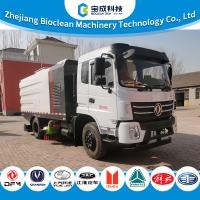 China Diesel Gasoline Electric High Suction 12 Ton GVW Road Street Vacuum Sweeping Truck for sale