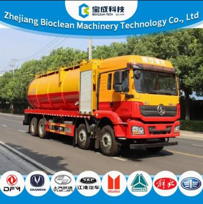 China Shacman 6X4 Combined High Pressure Jetting & Vacuum Sewage Suction Truck with Euro VI Emission Standard, 430-465 HP Engine, and 10-12 m³ Sewage Tank for sale