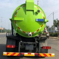 China 10.25 m³ Tank Capacity Sewage Suction Truck with Carbon Steel Q235B/Stainless Steel 304/316 Tank Material and Up To 8 Meters Suction Height for sale