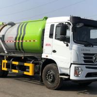 China 10.25 m³ Tank Capacity Sewage Suction Truck with Carbon Steel Q235B/Stainless Steel 304/316 Tank Material and Up To 8 Meters Suction Height for sale