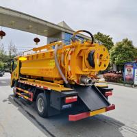 China 6m³ Capacity Fecal Suction Truck with Wash Functionality and Stainless Steel Tank for sale