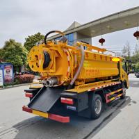 China 6m³ Capacity Fecal Suction Truck with Wash Functionality and Stainless Steel Tank for sale